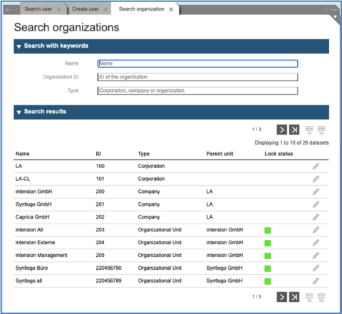 Administration - Login Master
